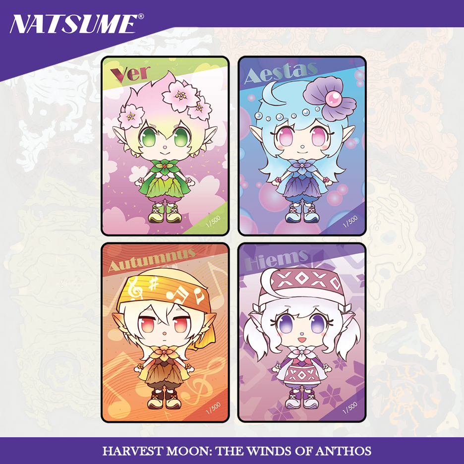Harvest Moon: The Winds of Anthos - Harvest Sprites Cards (VER, AESTAS ...